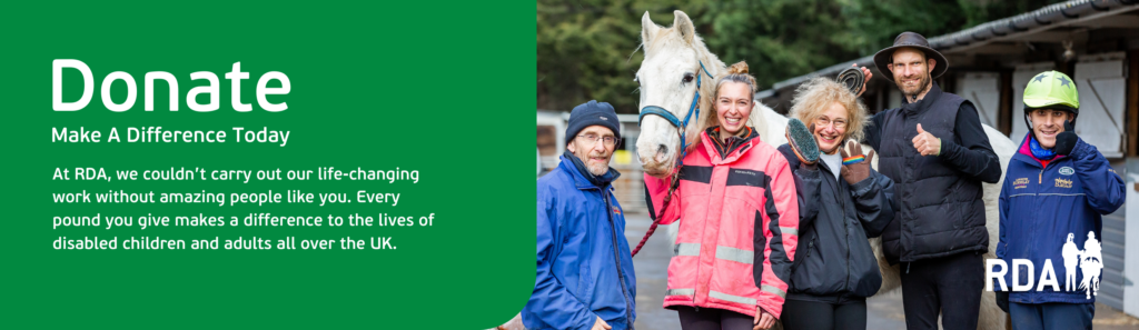 Donate - Riding for the Disabled Association (RDA)